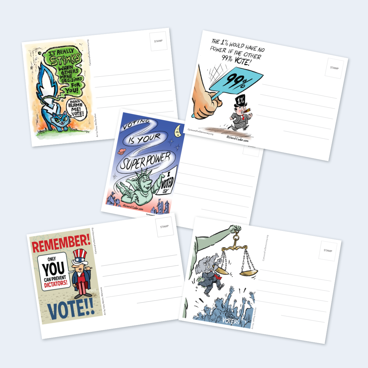 New Designs! – Cartoons for Democracy