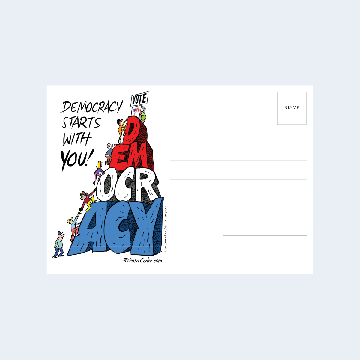 Democracy starts with YOU! – Cartoons for Democracy